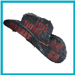 Black Cowboy Hat. BACHELORETTE. We Personalize Your Piñatas. Bachelor ...