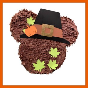 Mickey Mouse THANKSGIVING PIÑATA. BLACK We Personalize Your Piñatas - Etsy