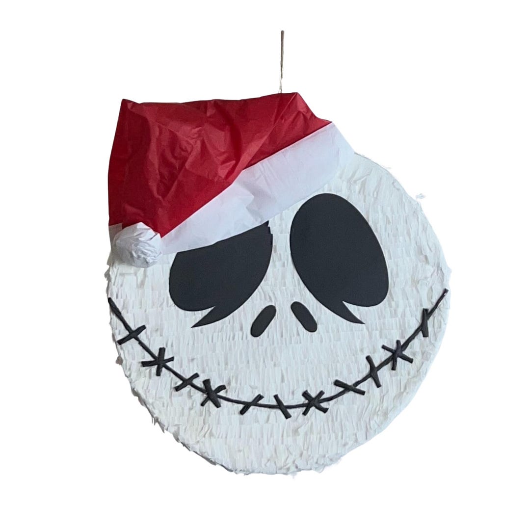 Jack Skellington Christmas Piñata 20” Handmade Nightmare Before ...