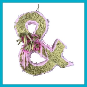 GOLDEN PIÑATA LETTERS. Choose Your Letter and Color - Etsy