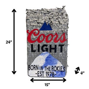 Coors Light Beer PIÑATA. BACHELORETTE Beer. We Personalize Your Piñatas ...