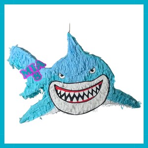 SHARK PINATA. White Shark We Personalize Your Piñatas - Etsy