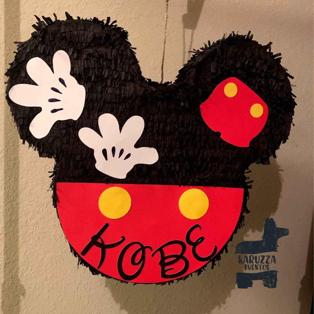 Mickey mouse themed piñata. We customize your orders. | Etsy