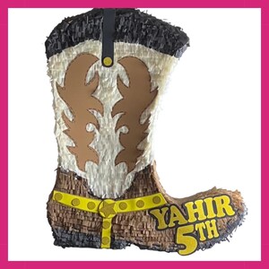 COWBOY BOOT. Piñata. You Can Choose the Model and Colors - Etsy
