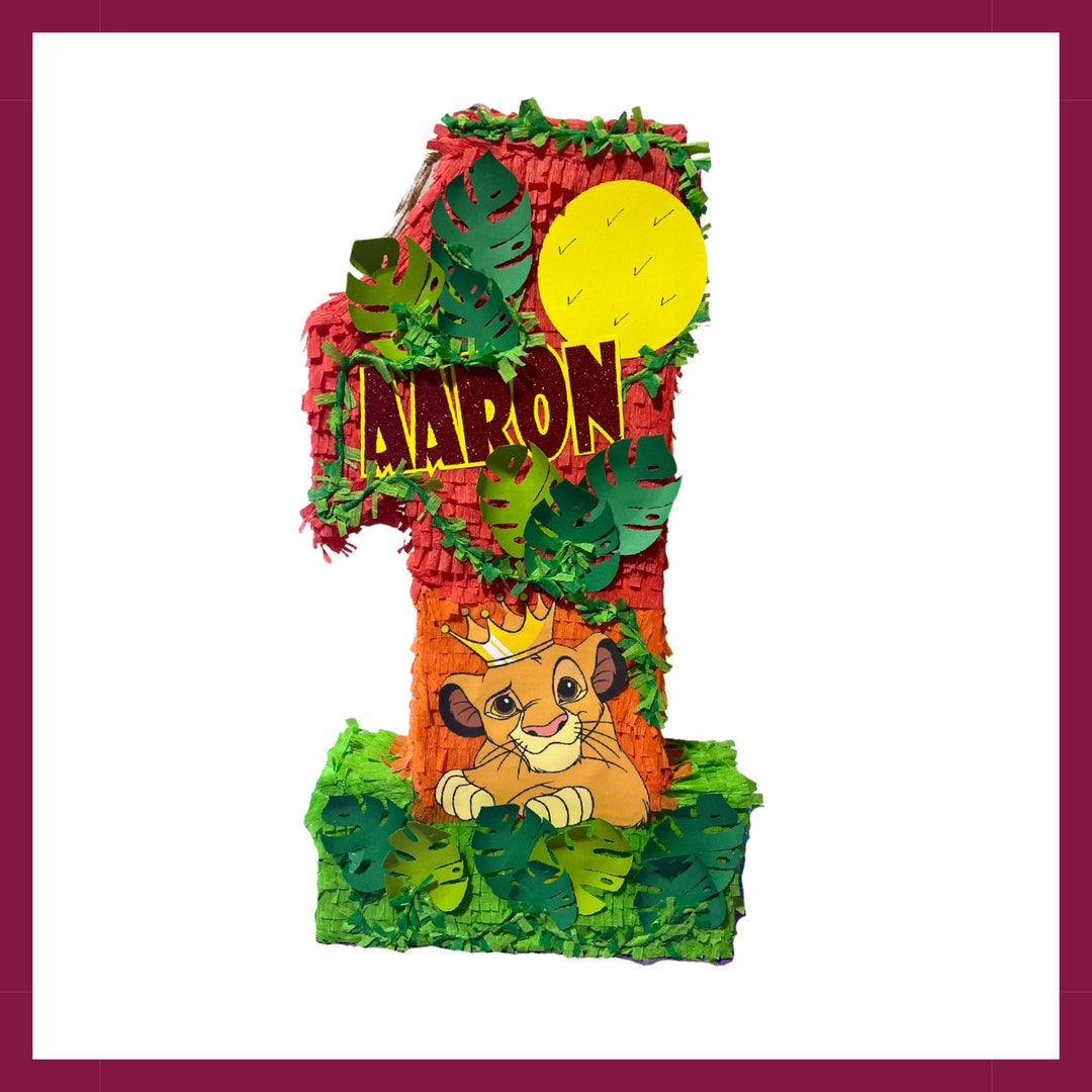 SIMBA. the LION KING. Piñata. Pick Your Number. Disney Movies - Etsy