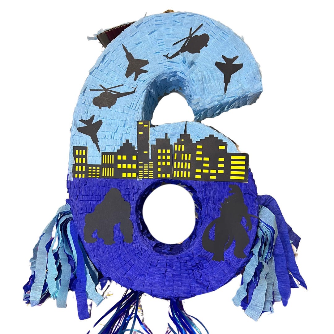 King Kong Vs. Godzilla Piñata Number 6 - Handmade - Customizable and ...