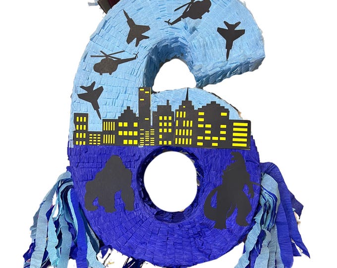 Godzilla Pinata. - Etsy