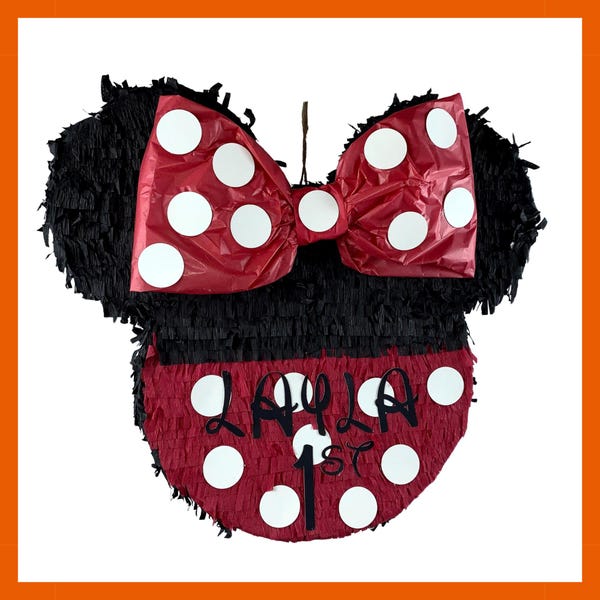 Minnie Mouse Pinata - Etsy