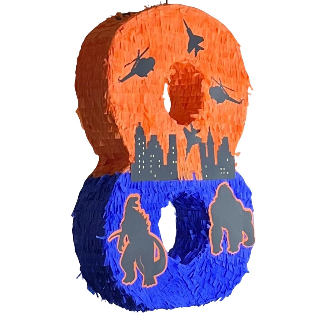Epic Monsters Piñata Number 8 – Customizable and Ready for Fun. - Etsy