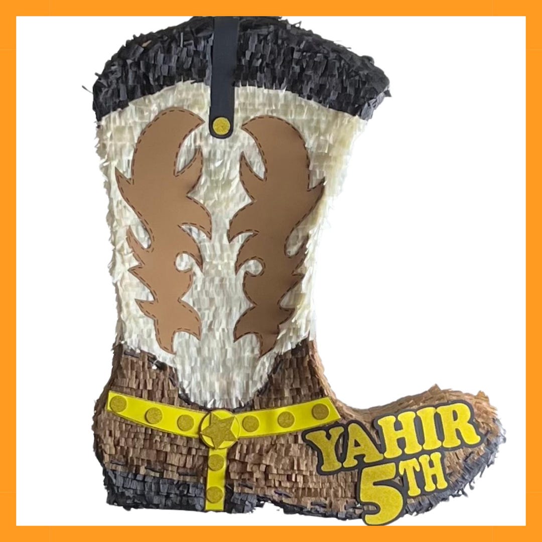 COWBOY BOOT. Piñata. You Can Choose the Model and Colors - Etsy