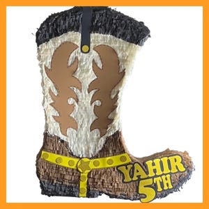 COWBOY BOOT. Piñata. You Can Choose the Model and Colors - Etsy