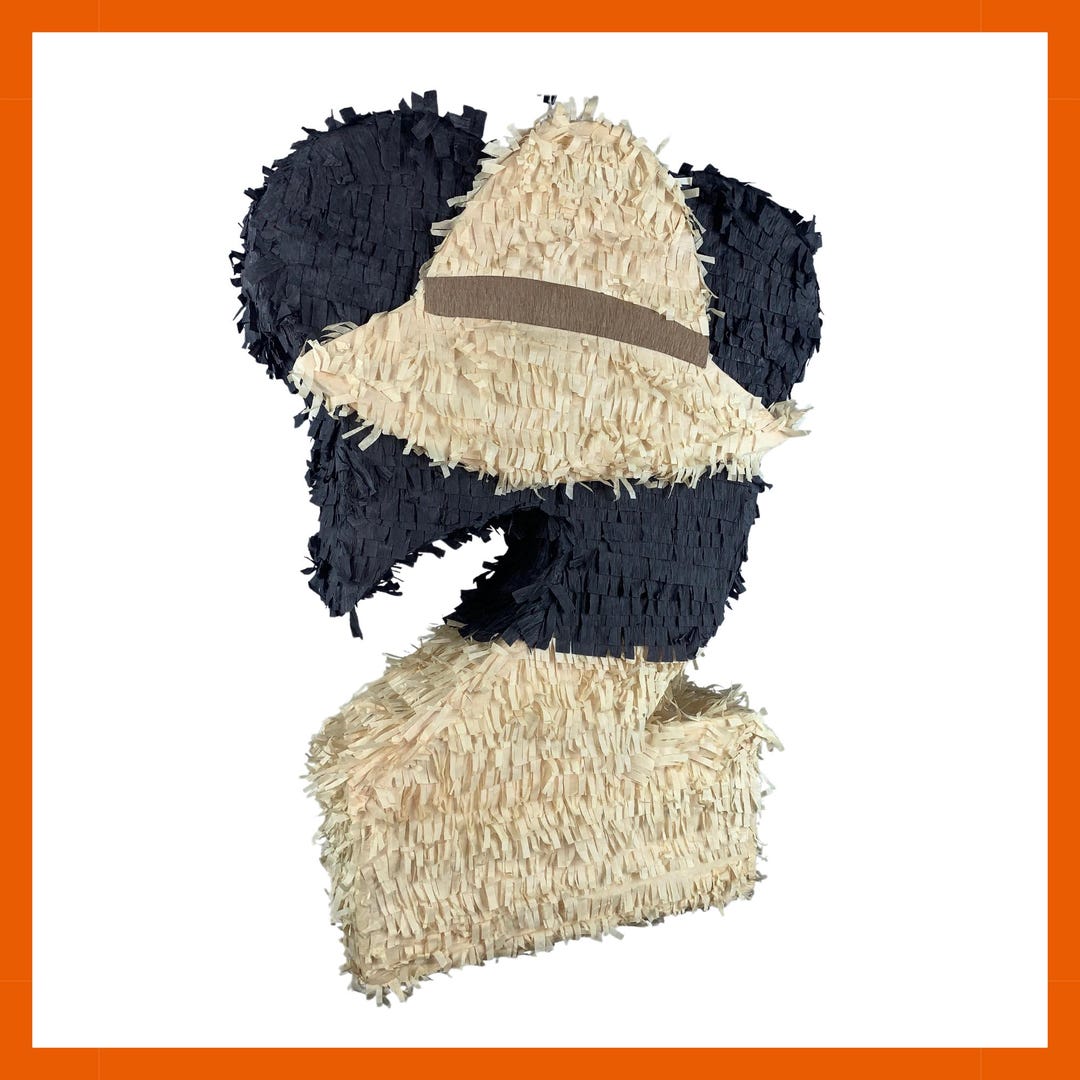 MICKEY MOUSE PINATA Number. Farm Hat. Choose Your Number. - Etsy