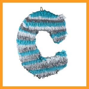 PIÑATA LETTERS. Choose Your Letter and Color. PLAIN Color - Etsy