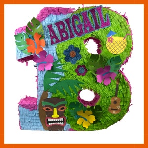LUAU PARTY. Hawaiian. Aloha We Personalize Your Piñatas. - Etsy