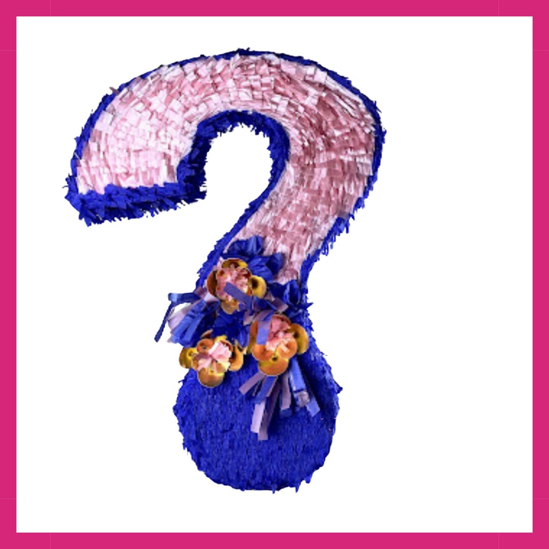 PIÑATA LETTERS. Choose Your Letter and Color. Gender Reveal - Etsy