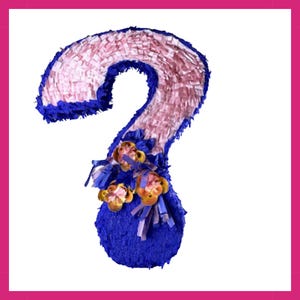 PIÑATA LETTERS. Choose Your Letter and Color. Gender Reveal - Etsy