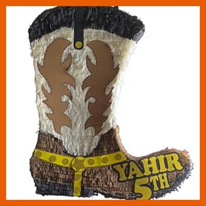 COWBOY BOOT. Piñata. You Can Choose the Model and Colors - Etsy