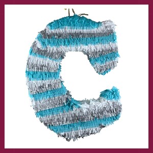 PIÑATA LETTERS. Choose Your Letter and Color. PLAIN Color - Etsy