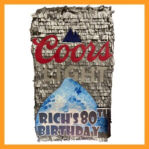Coors Light Beer PIÑATA. BACHELORETTE Beer. We Personalize Your Piñatas ...