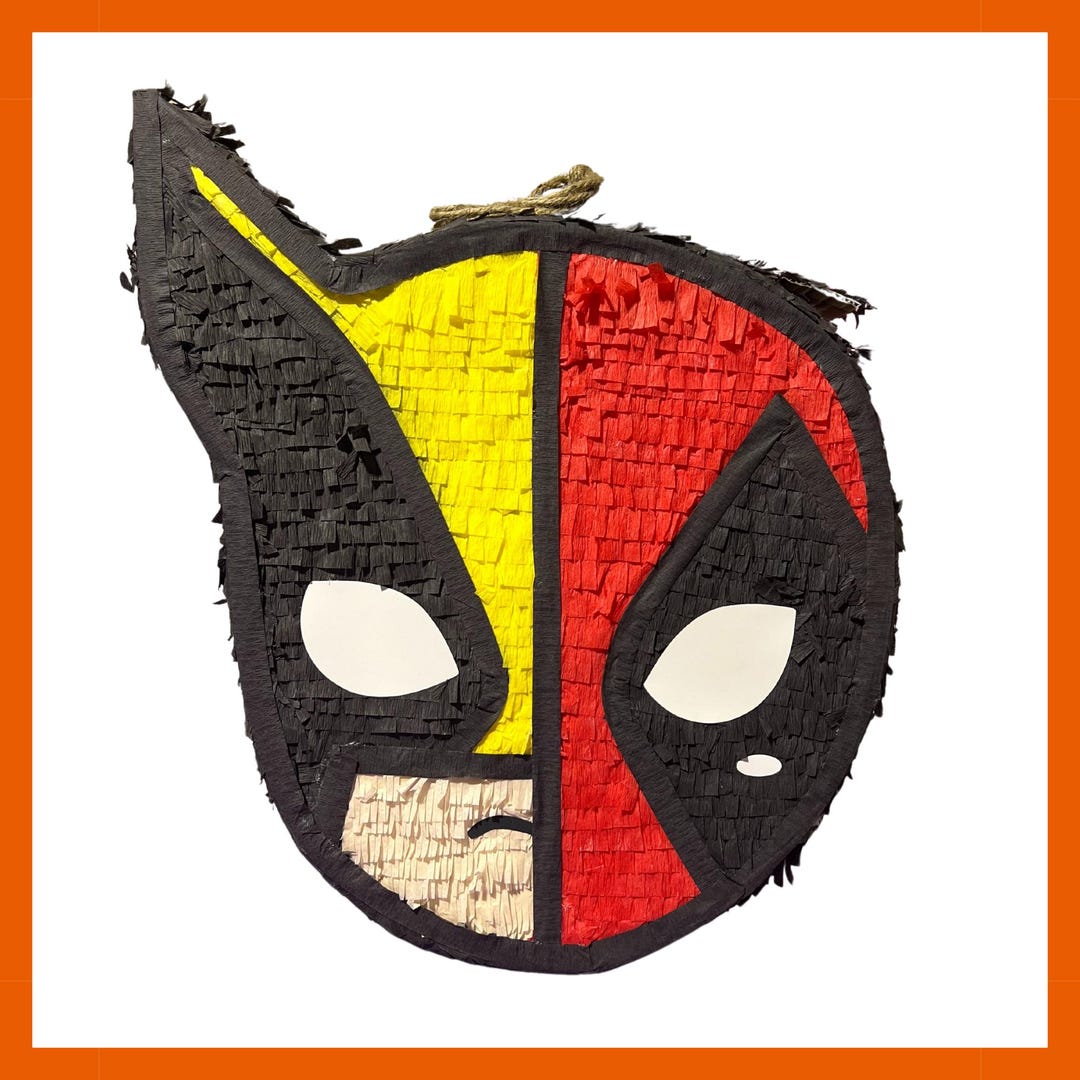 DEADPOOL and WOLVERINE PIÑATA. Choose Your Colors and Characters - Etsy