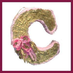 GOLDEN PIÑATA LETTERS. Choose Your Letter and Color - Etsy