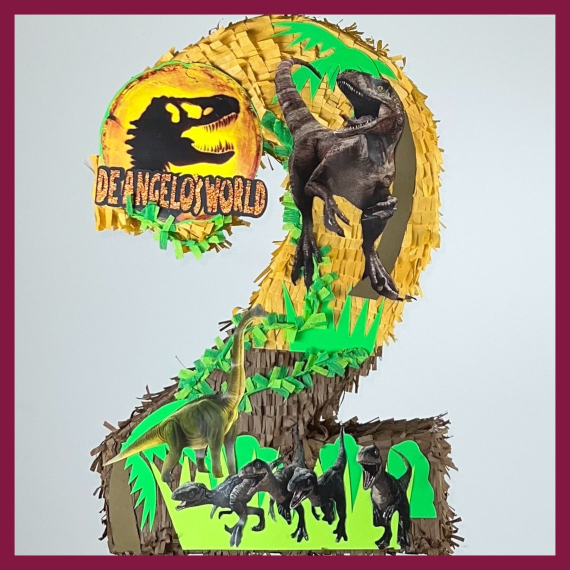 Jurassic Park. JURASSIC PARK. We Customize Your Piñatas - Etsy