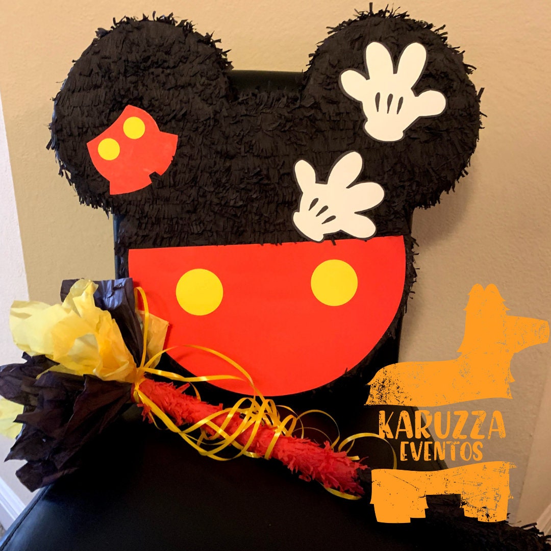Mickey mouse themed piñata. We customize your orders. | Etsy