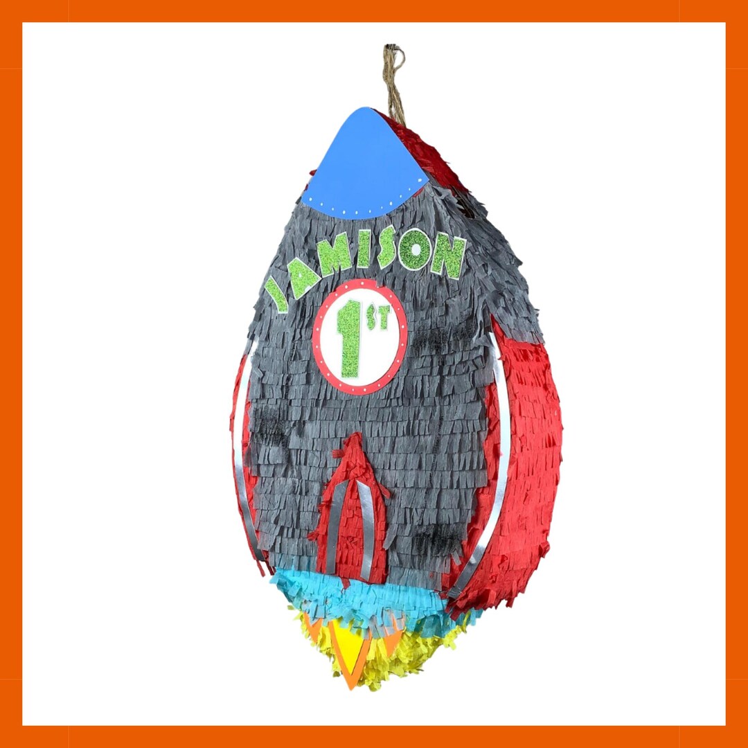ROCKET PINATA. ASTRONAUTS. Planets. Space. Choose Your Colors - Etsy
