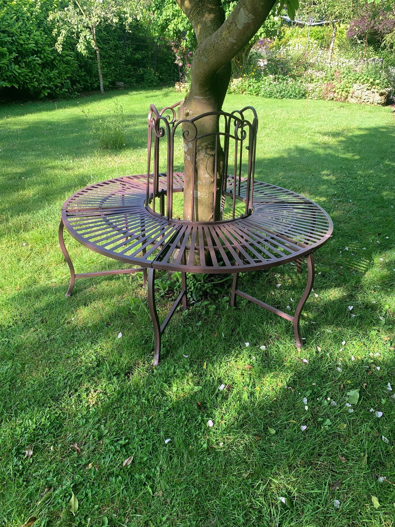 Metal Tree Bench Wrought Iron Tree Seat And Steel Tree Bench