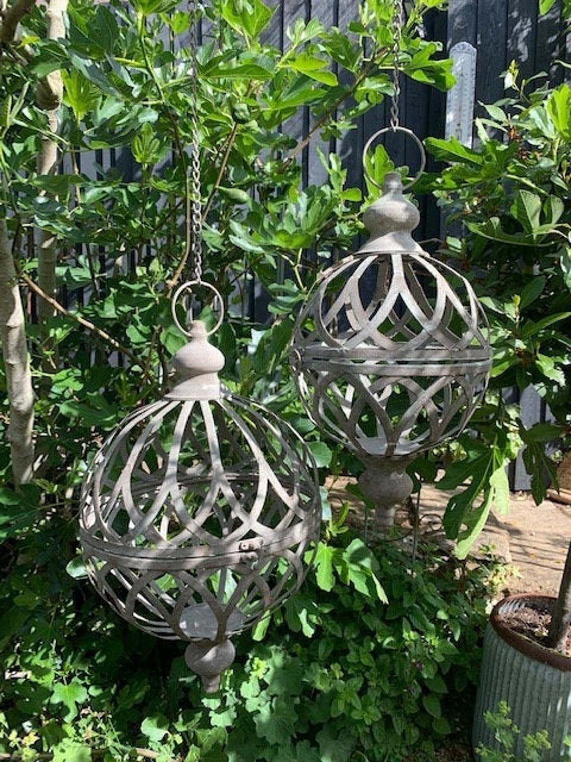 Hanging Orb Sphere Garden Planter | Etsy