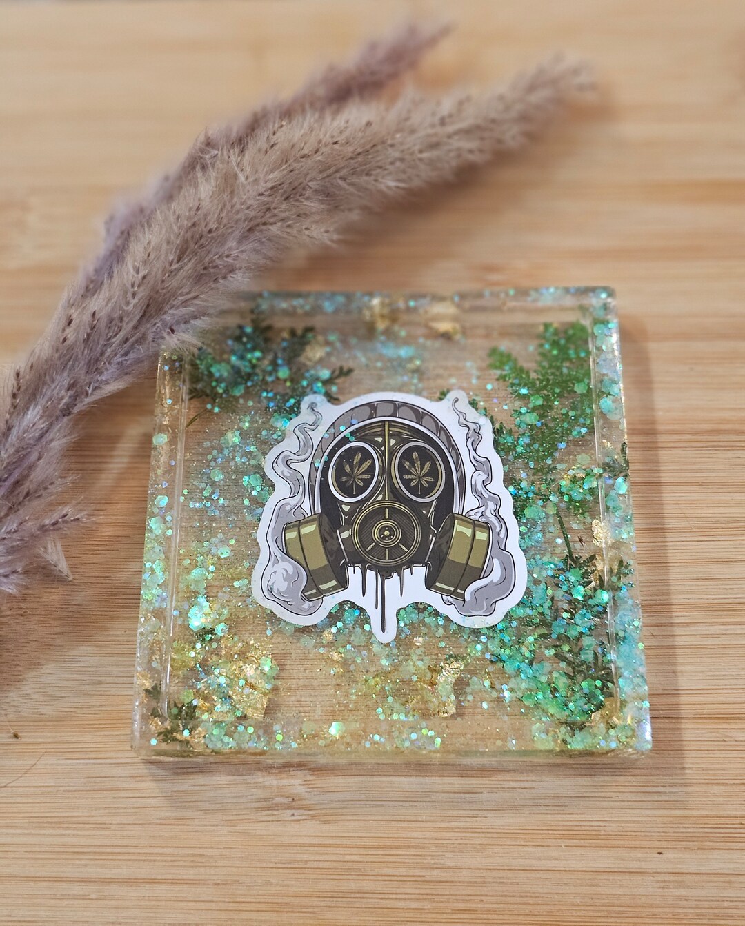Candle Tray, Resin, Resin Tray, Weed Tray, 420, Gas Mask, Candle Holder ...