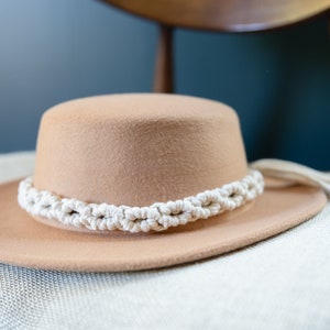 Adjustable Macrame Hat Band - Etsy