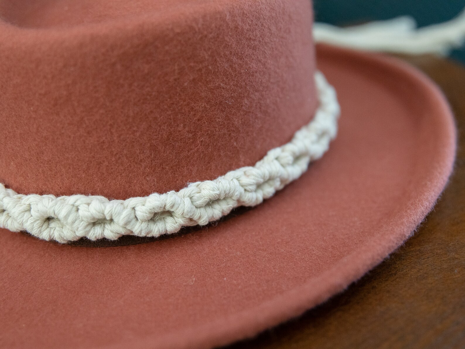Adjustable Macrame Hat Band - Etsy