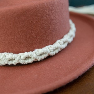 Adjustable Macrame Hat Band - Etsy