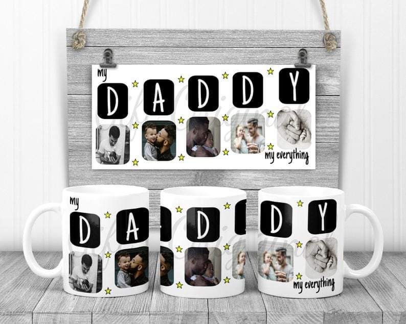 Daddy Personalised Picture Mug Dad Fathers Day Birthday Etsy