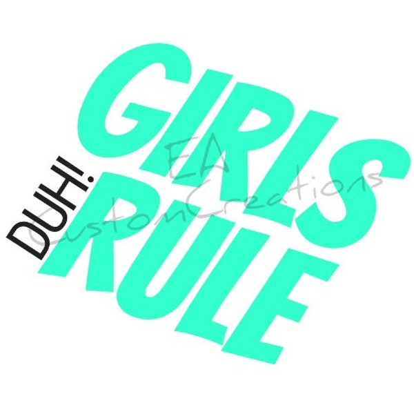 Girls Rule - Etsy