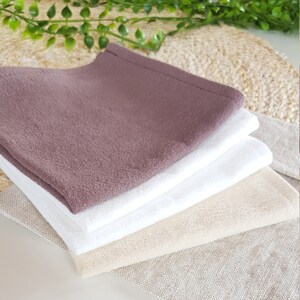 Organic Handkerchief. Zero Waste Tissues. 4 Hankies Set + Storage Bag ...