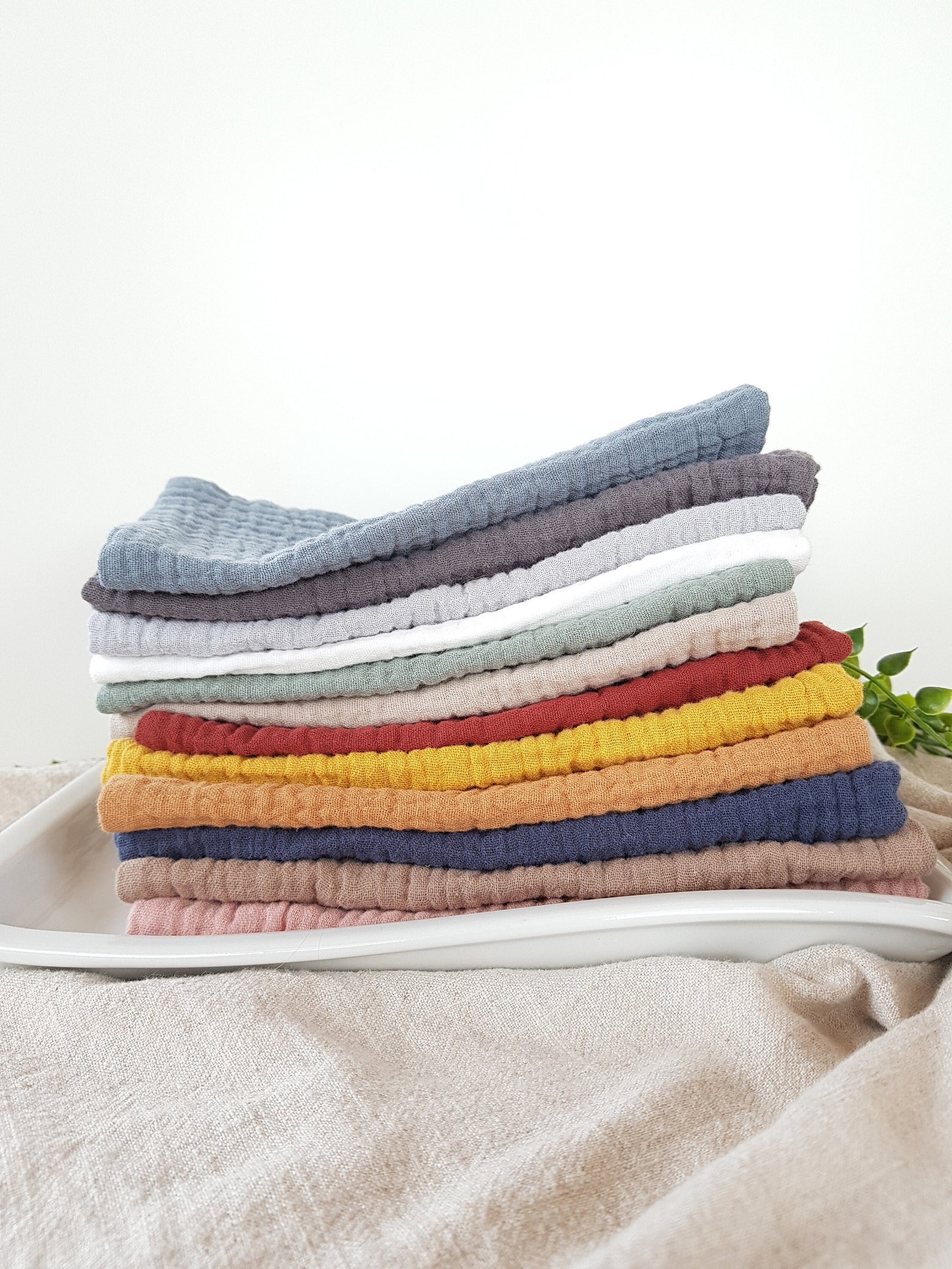 Small Cotton Gauze Napkins. Reusable Cloth Napkins Unpaper. - Etsy Canada