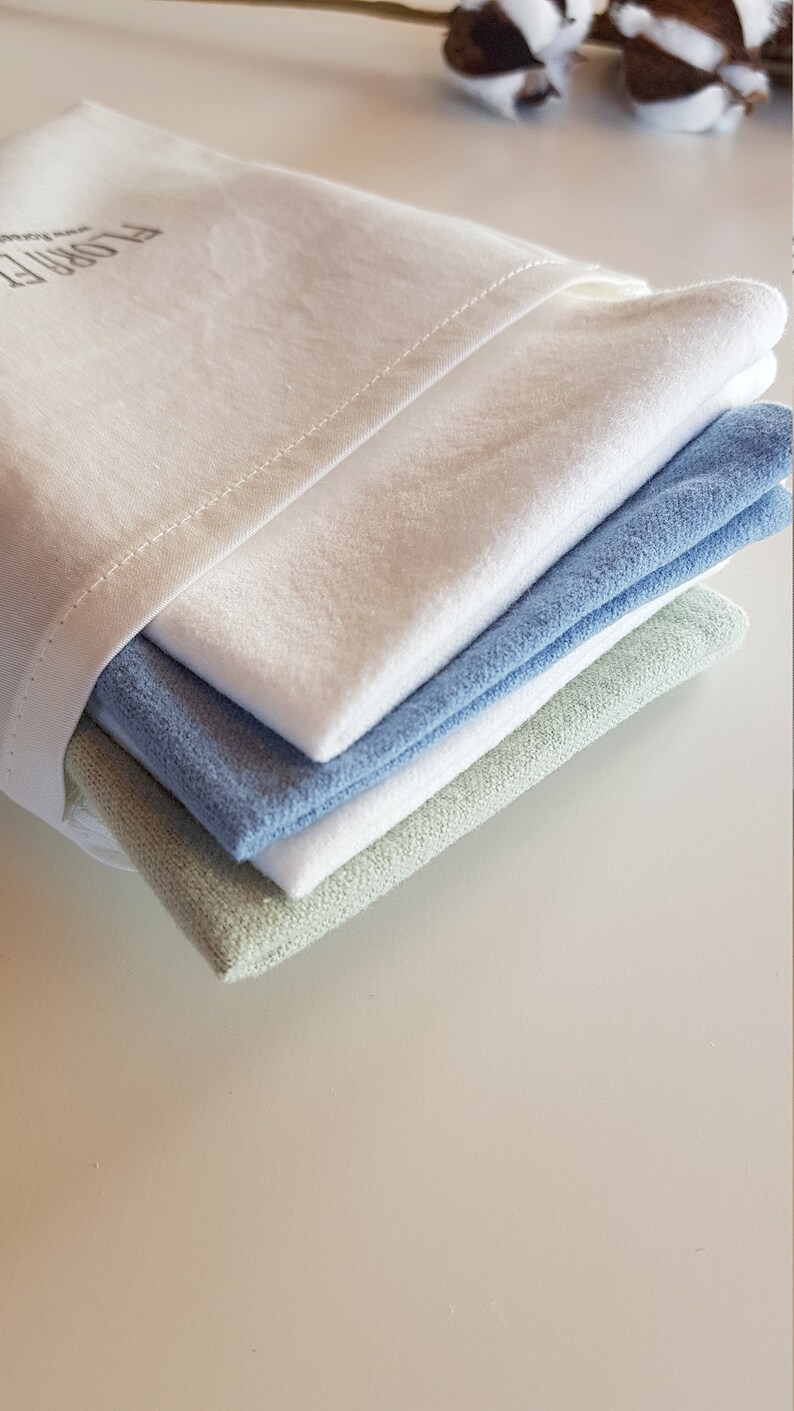 Organic Handkerchief. Zero Waste Tissues. 4 Hankies Set - Etsy
