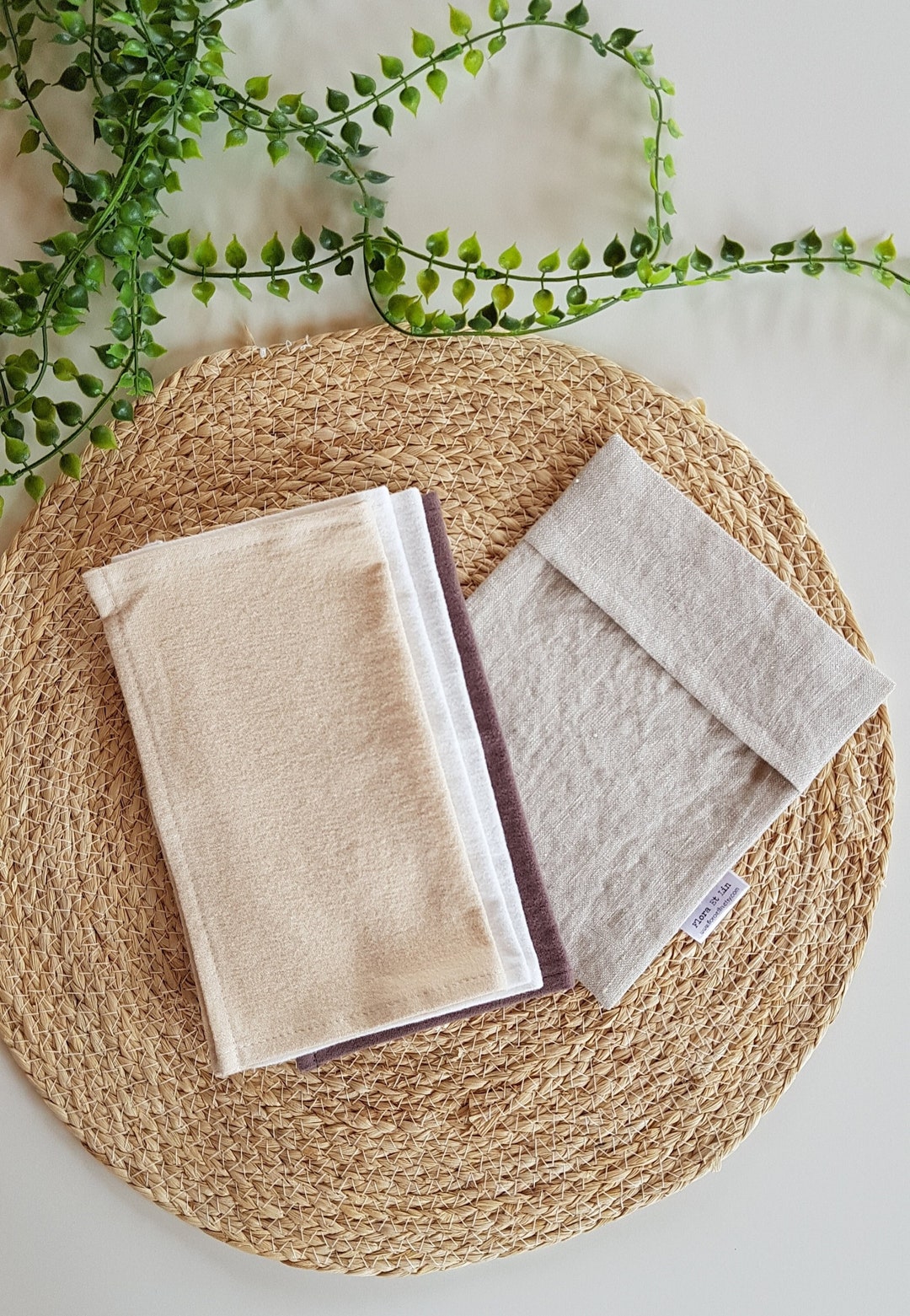 Organic Handkerchief. Zero Waste Tissues. 4 Hankies Set - Etsy