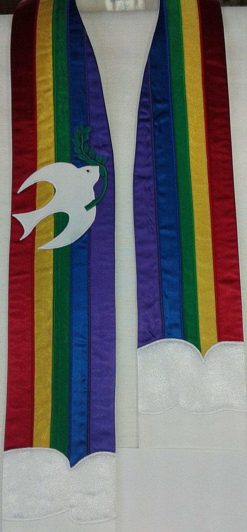 Ordinary Time Stole Applique Paper Pattern Rainbow Colors - Etsy