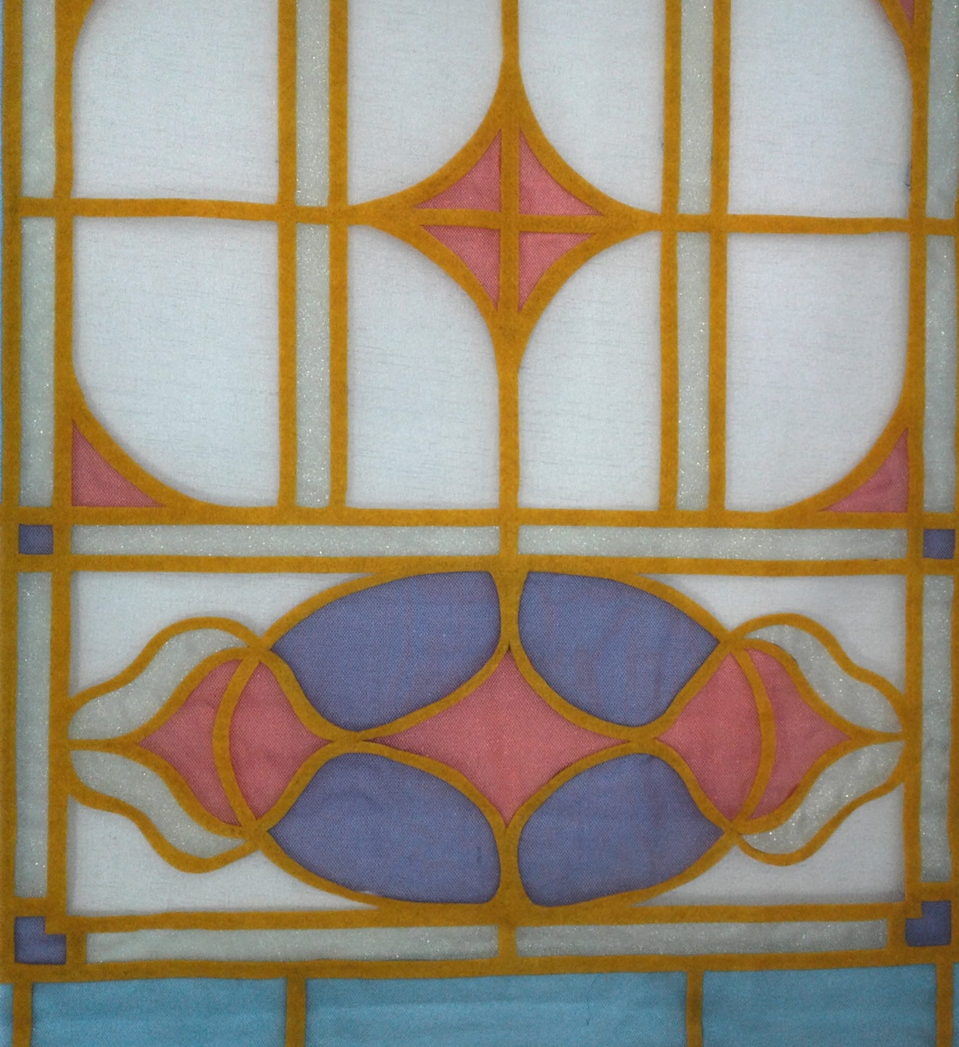 Stained Glass Cutwork Wall Hanging Pattern, Ordinary Time Banner ...