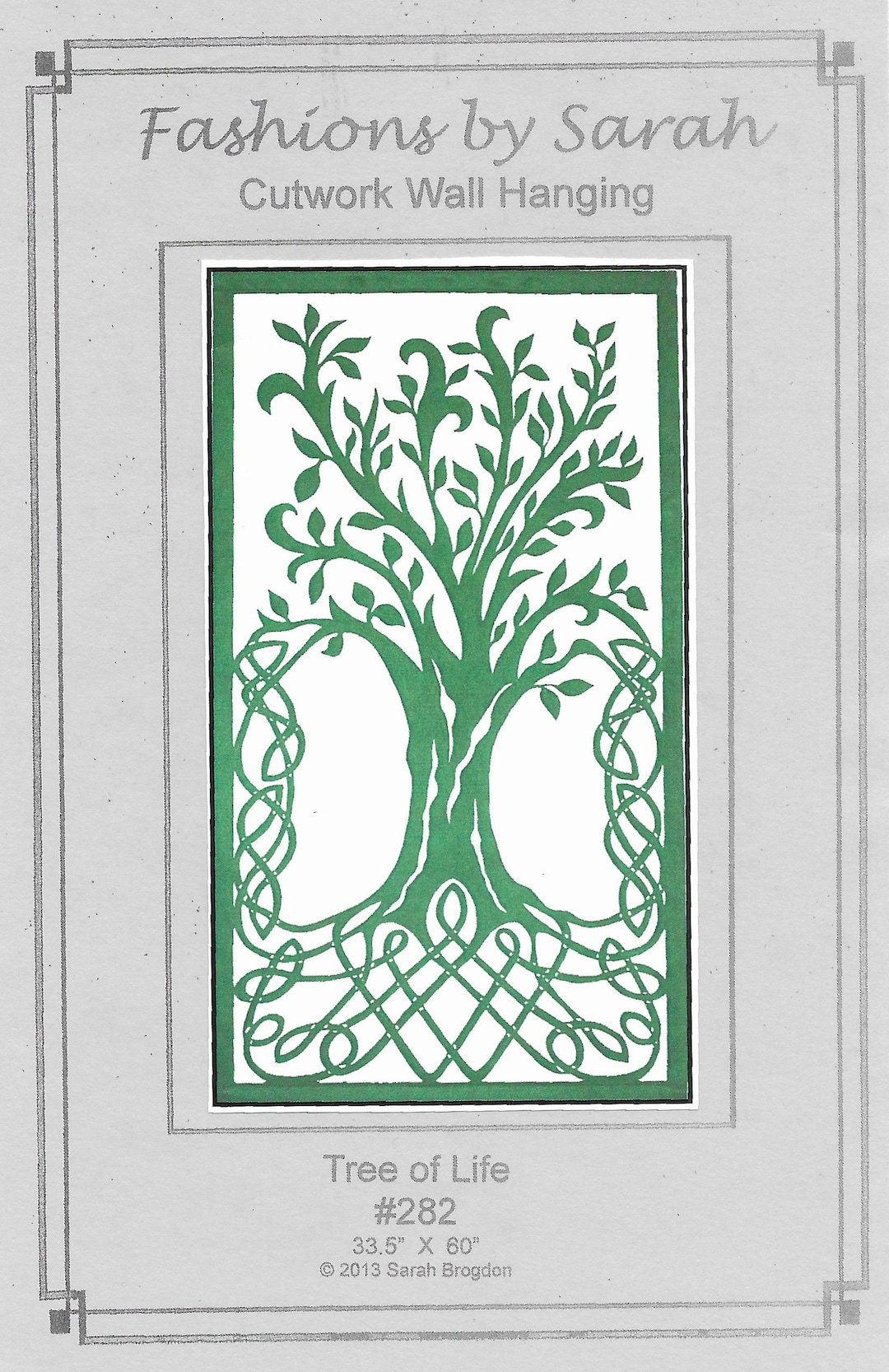 Tree of Life Cutwork Wall Hanging Pattern, Tree of New Life, Ordinary ...
