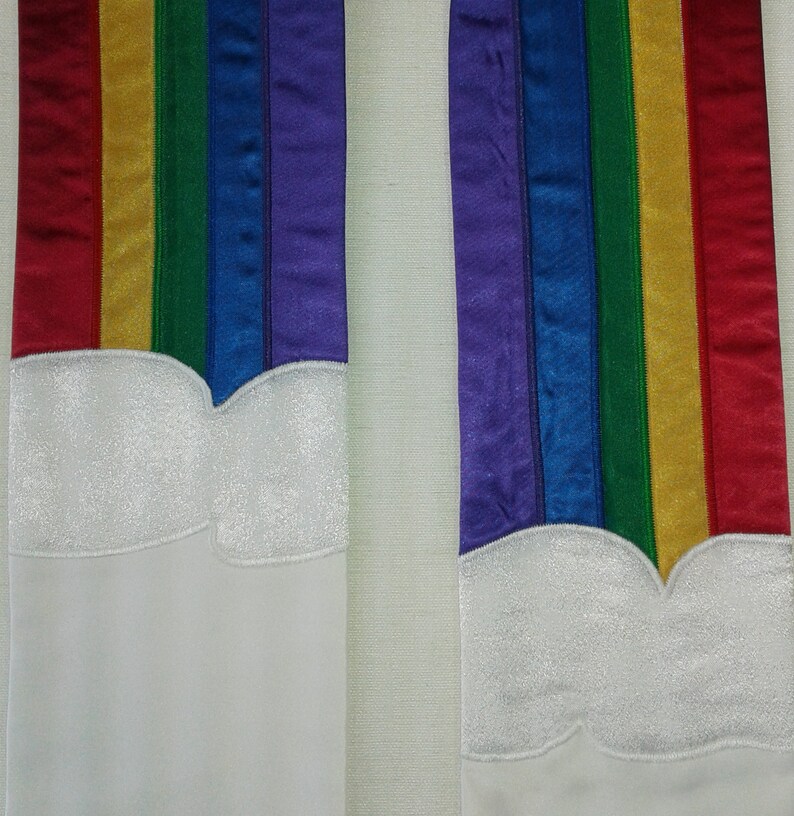 Ordinary Time Stole Applique Paper Pattern Rainbow Colors - Etsy