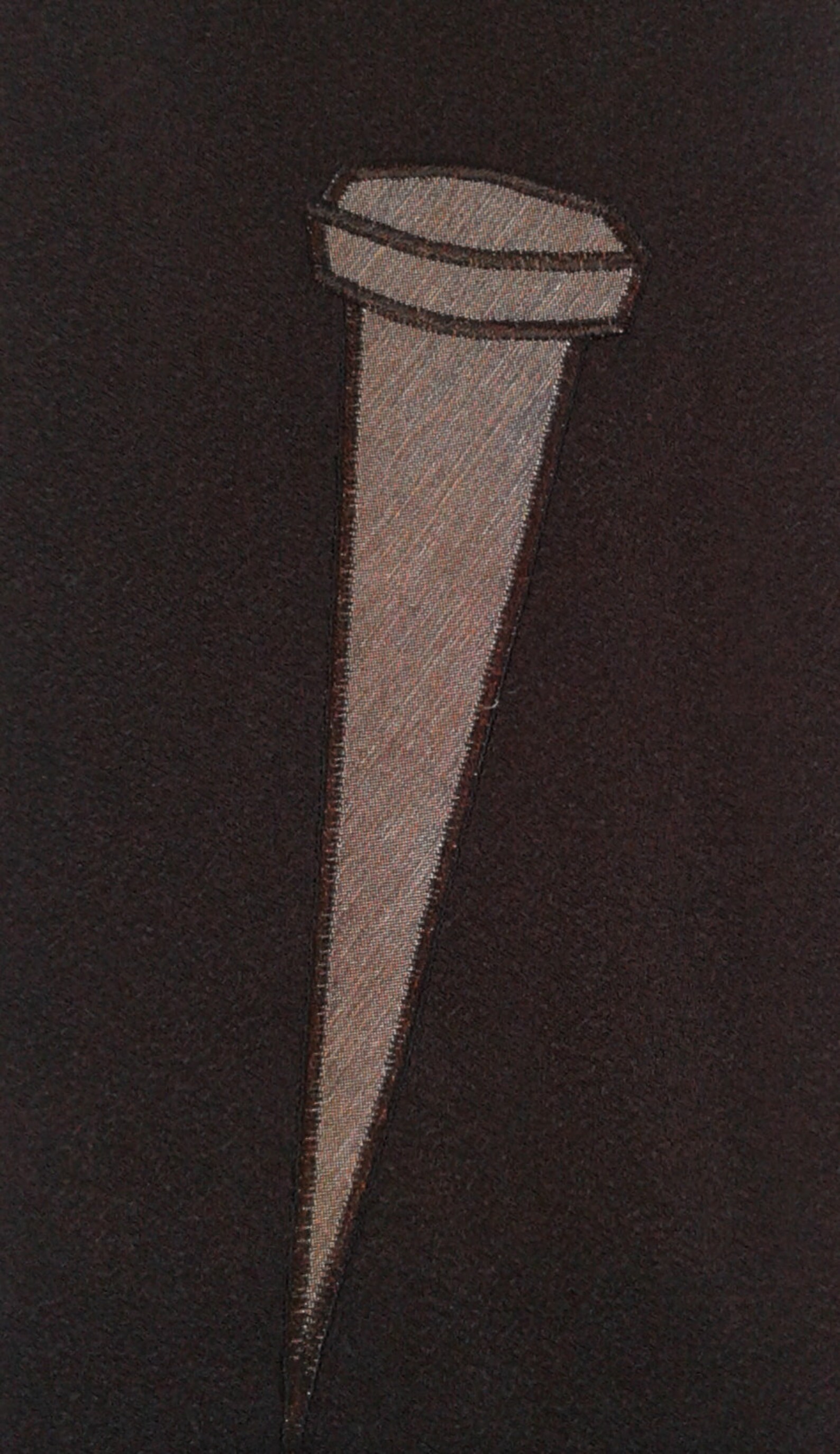 Clergy Lenten Stole, Good Friday, Appliqued Nails With Real Nail Fringe ...