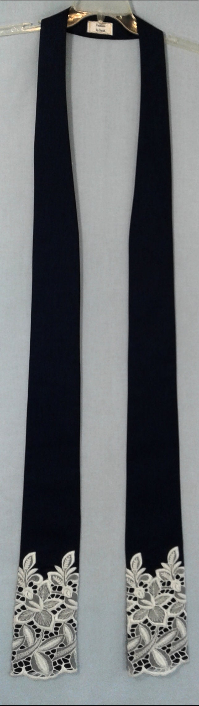 Narrow Neck Clergy Stole Pattern, 2 Applique' Patterns Included, 2 ...