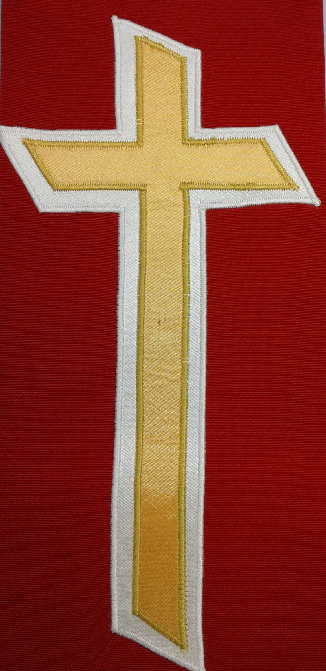 Narrow Neck Clergy Stole Pattern, 2 Applique' Patterns Included, 2 ...