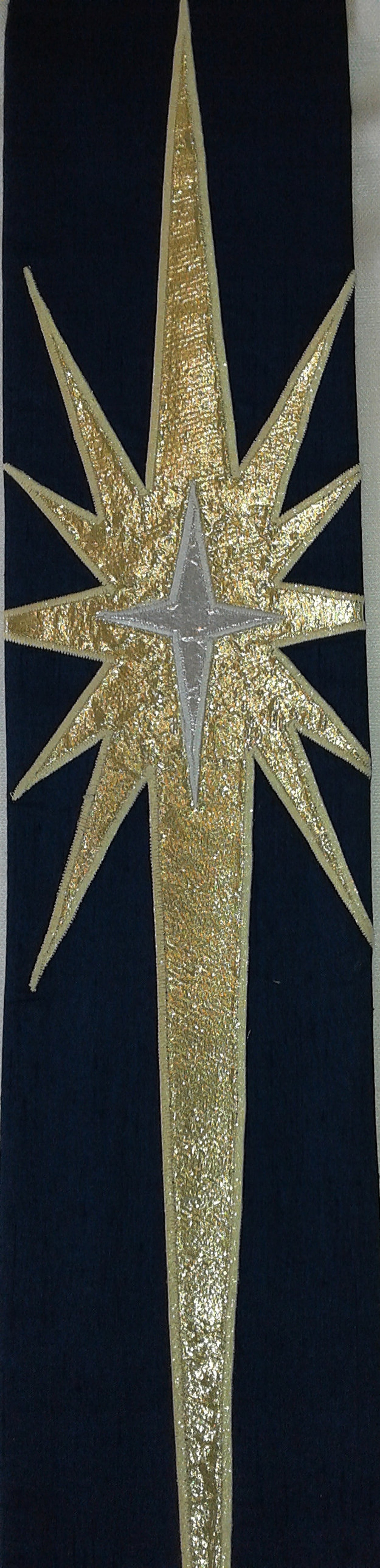 Christmas Stole Applique Pattern, Star of Bethlehem Applique Pattern ...