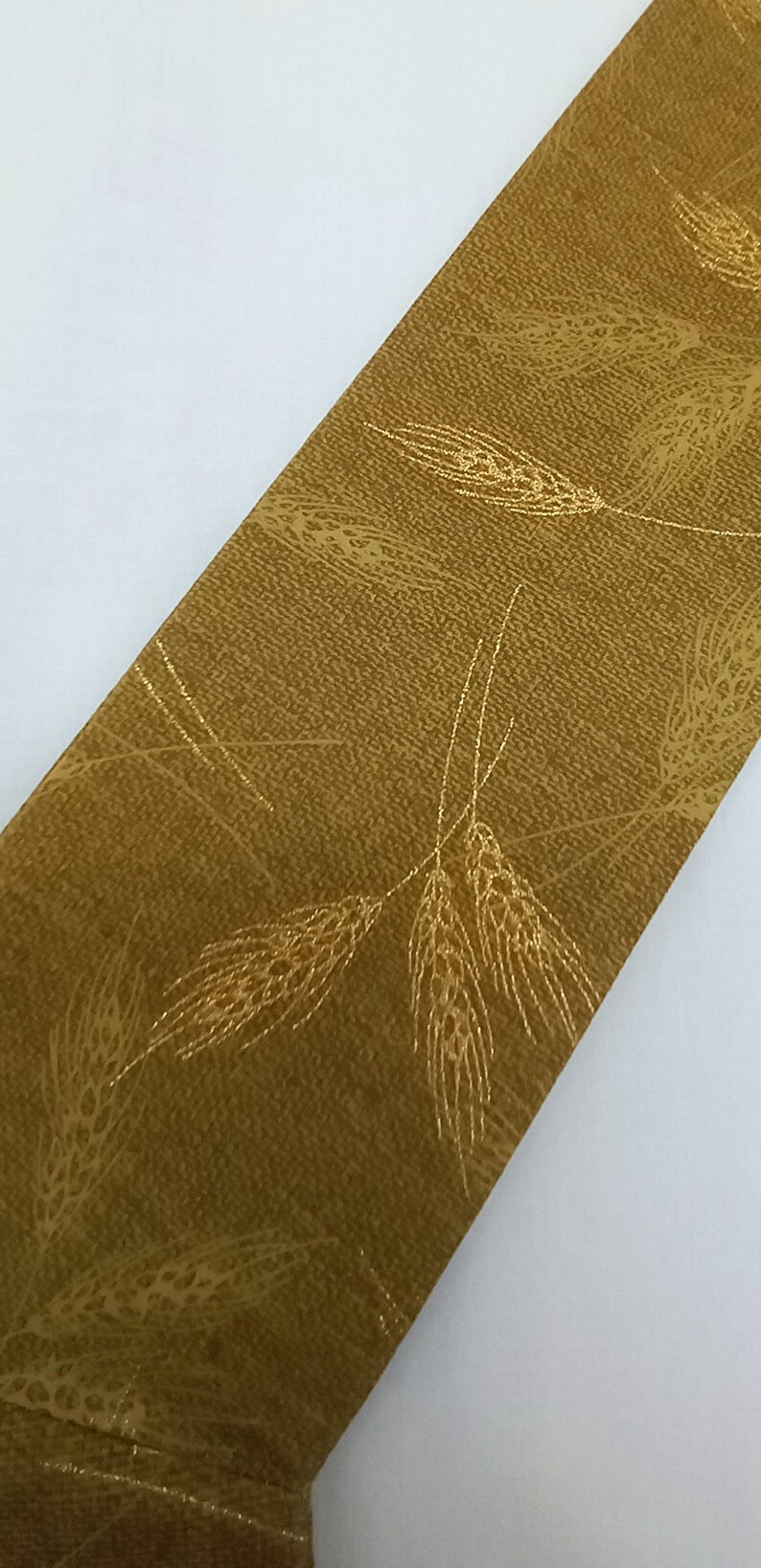 Deacon Clergy Stole, Shimmering Gold Wheat D89, on Olive Green ...
