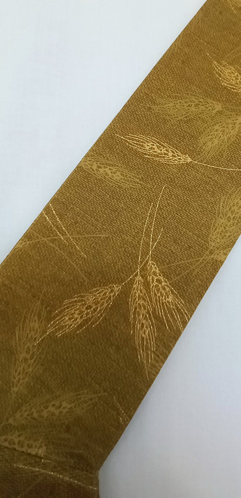 Deacon Clergy Stole, Shimmering Gold Wheat D89, on Olive Green ...